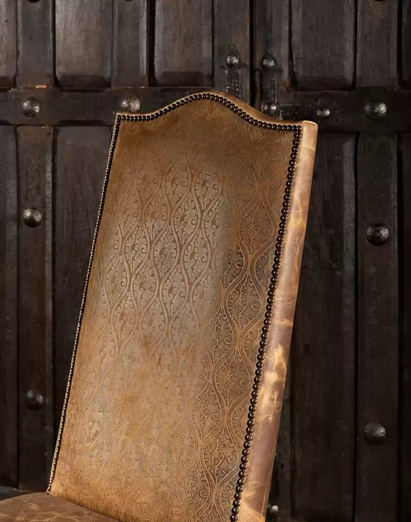 Cattle Baron Leather Dining Chair – Western Passion