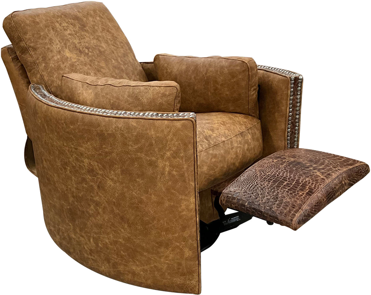 Sedona Western Leather Swivel Glider Recliner – Western Passion