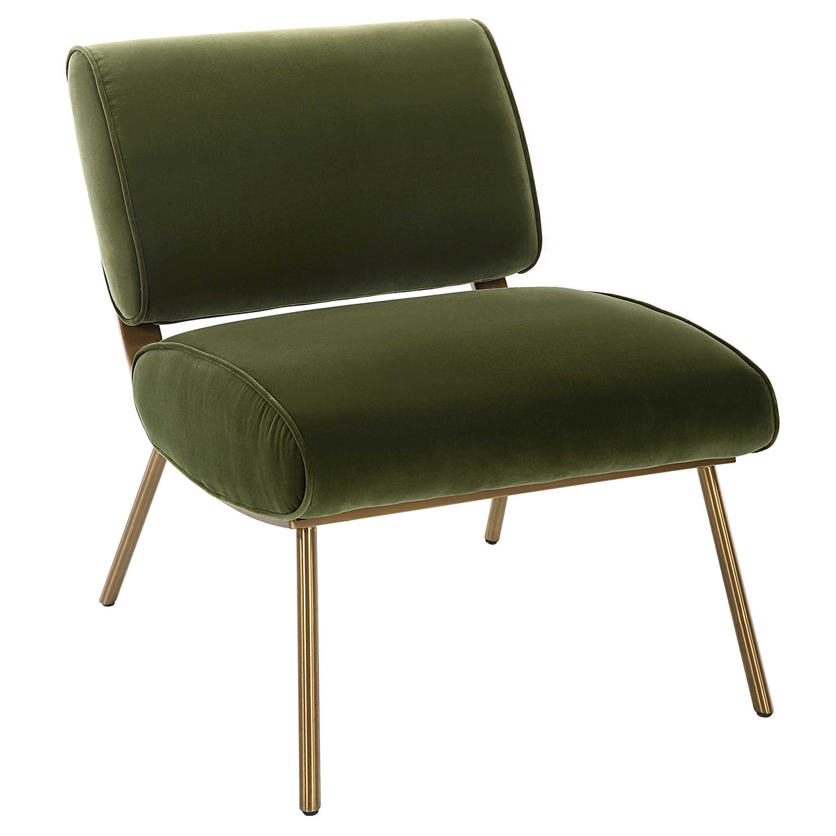 Nolan Olive Green Upholstered Accent Chair Design – Western Passion