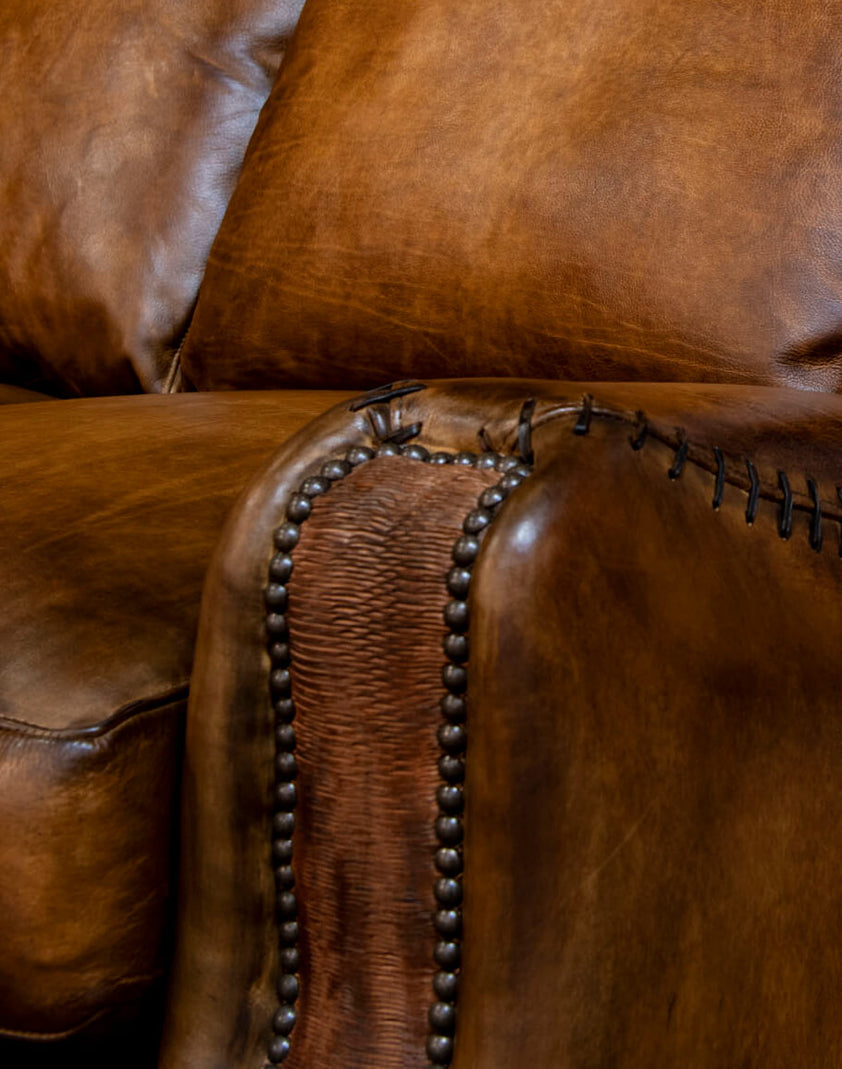Vaquero Western Leather Sofa – Western Passion