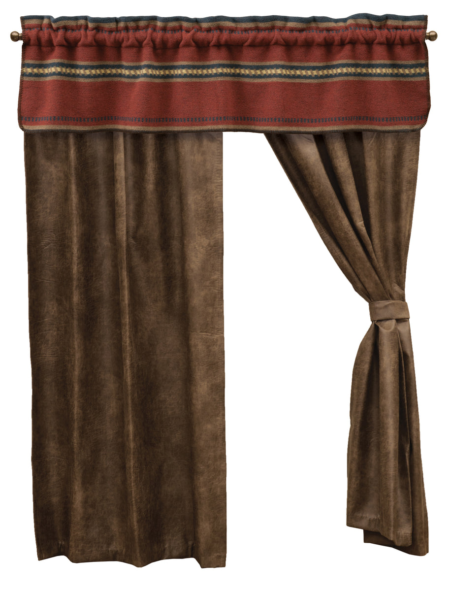 Wooded River Lariat Western Drapery Set – Western Passion