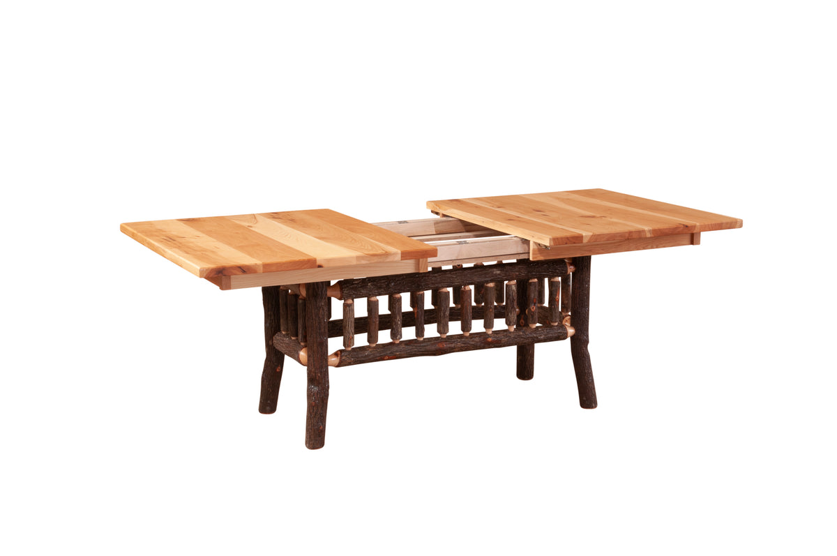 Fireside Lodge Hickory Extension Dining Table – Western Passion