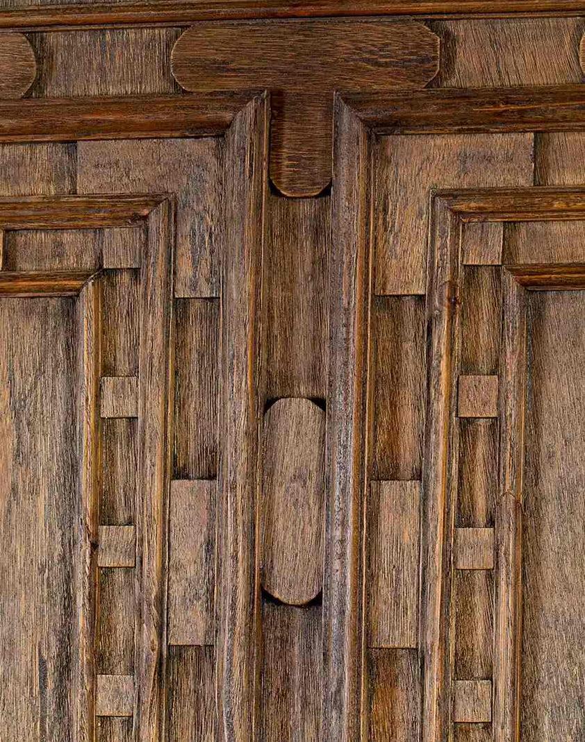 Peruvian Wooden Bed – Hand-Carved Spanish Colonial Elegance – Western ...