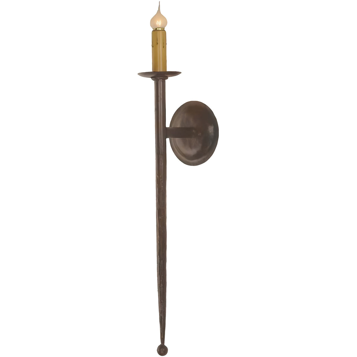 Forged Iron Torch Sconce Segovia – Western Passion