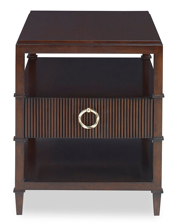 Reeded End Table – Western Passion
