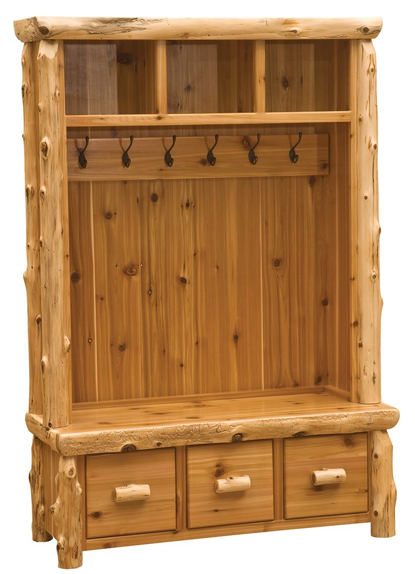 Fireside Lodge Cedar Entry Locker Unit – Western Passion