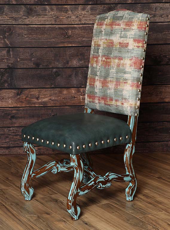 Turquoise Lingo Southwestern Dining Chair Set – Western Passion