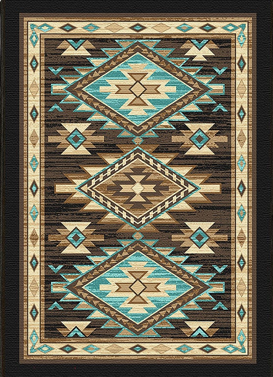 Three Peaks Canyon Area Rug – Western Passion
