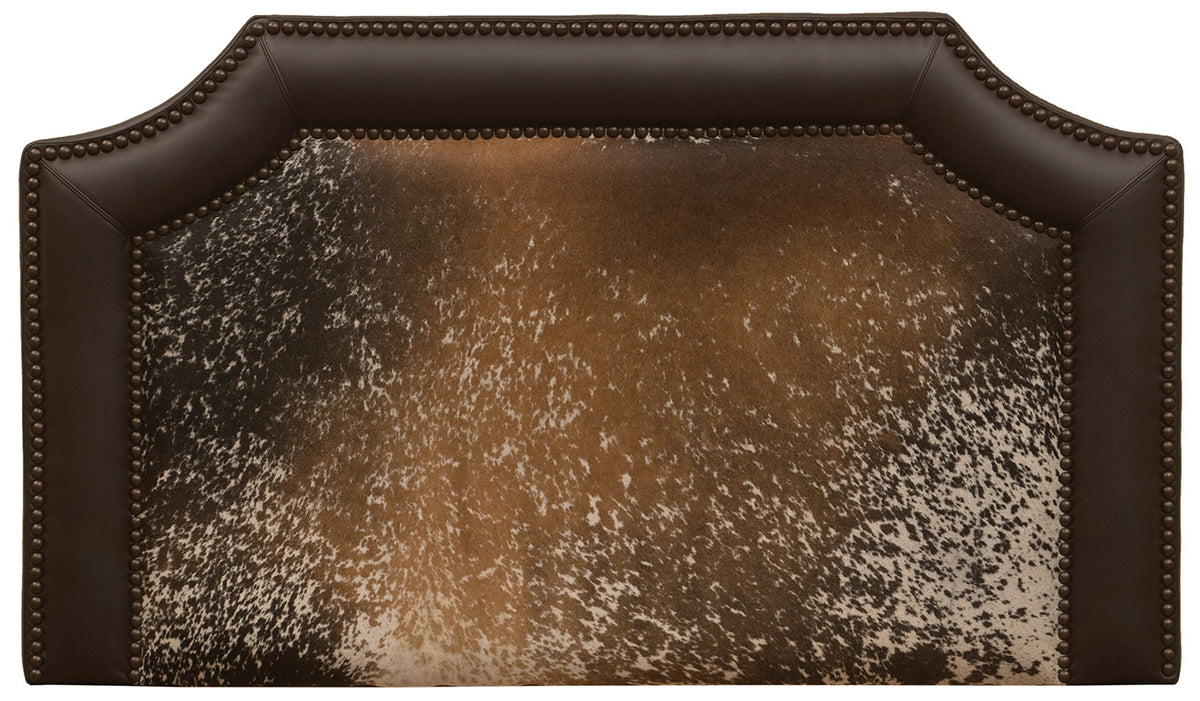Wooded River Outlaw Western Cowhide Headboard – Western Passion