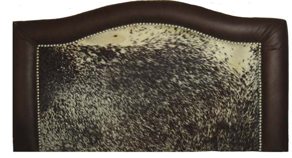 Wooded River Cowhide Western Ridge Headboard – Western Passion